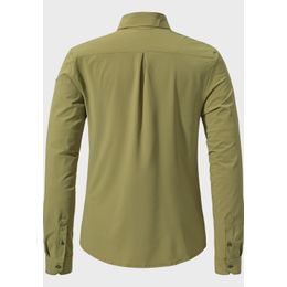 Sch&ouml;ffel SCH&Ouml;FFEL Damen Outdoorbluse "Hiking Blouse Style Dunajec WMS", gr&uuml;n, Gr. 42, Oberstoff: 85% Polyester 15% Elasthan, Blusen