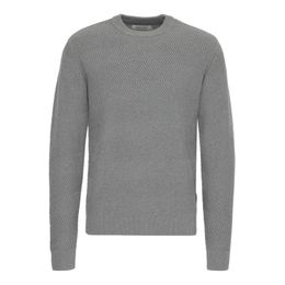 Casual Friday Herren Strickfleece-Pullover "Strickpullover CFKARL structured crew neck knit", grau, Gr. XXXL, Obermaterial: 100% Baumwolle CO.,