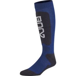 BULA Herren Socken, Gr. 43, blau, 54% Kunstfaser, 24% Wolle, 9% Polyester, 8% Polyamid, 5% Elasthan, mehrfarbig, Socken, mit kuscheligem Tragekomfort