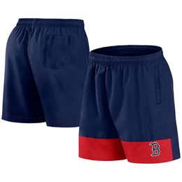 Fanatics M&auml;dchen Sporthose "Fanatics Shorts Boston Red Sox Woven", blau, Gr. L, 100% Nylon, Hosen