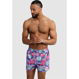 Lousy Livin Underwear LOUSY LIVIN Herren Boxershorts "2Pack Boxershorts Butterfly &", Gr. M, blau, 100% Baumwolle, Unterhosen, 2er-Pack mit lockerem Schnitt