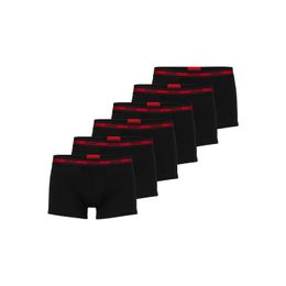 Hugo Herren Boxershorts "Boxershort TRUNK TRIPLET PLANET 6er Pack", Gr. XXL, schwarz, Obermaterial: 95% Baumwolle CO. 5% Elasthan EL., Unterhosen