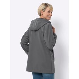 Classic Basics Damen Softshelljacke, grau, Gr. 50, unifarben, 94% Polyester, 6% Elasthan, Jacken
