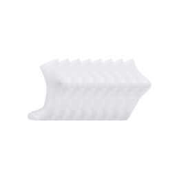 Endurance Herren Socken "Mallorca", Gr. 31, wei&szlig;, 72% Baumwolle, 26% Nylon, 2% Elasthan, unifarben, Socken, mit atmungsaktiver Funktion (Pack, 8-tlg.)