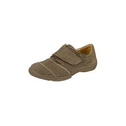 binom Damen Klettschuh "Mia", Gr. 37, beige, Leder, Schuhe, mit angenehmem Schuhklima