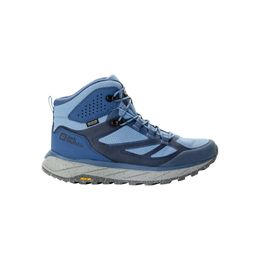 Jack Wolfskin Damen Wanderschuh "TERRAVENTURE TEXAPORE MID M", Gr. 9, blau, Main Material 100% Polyamide Second Material Lining Sole 100% Rubber/