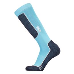 UphillSport Damen Socken "HALLA", Gr. 43, blau, 60% Polyester, 28% Wolle, 11% Polyamid, 1% Elasthan, mehrfarbig, Socken, mit atmungsaktiver Funktion