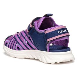 Geox Kinder Sandale "J SANDAL AIRADYUM GI", Gr. 25, lila, Synthetik, Textil, Schuhe, Wasserschuh, Badesandale f&uuml;r Spa&szlig; am Wasser