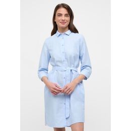 Eterna Damen Blusenkleid "LOOSE FIT"hellblau, Gr. 42, 59% cotton, 41% Leinen, Kleider