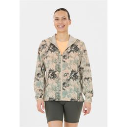 Endurance Damen Laufjacke "Braylen", grau, Gr. 36, bedruckt, 80% Polyester, 20% Elasthan, Jacken, mit 4-Wege-Stretch f&uuml;r viel Bewegungsfreiheit