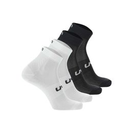 uyn Damen Sneakersocken "Socken 4er Pack", Gr. 35, schwarz, Obermaterial: 50% Polyester PES. 46% Polyamid PA. 4% Elasthan EL., Socken