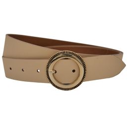 AnnaMatoni Damen Lederg&uuml;rtel "AnnaMatoni Lederg&uuml;rtel Glim Lederg&uuml;rtel Glim", beige, Gr. 115, 100% Leder, G&uuml;rtel