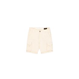 Herren Shorts "Crew Short", wei&szlig;, Gr. 38, Alpha Industries, Obermaterial: 98% Baumwolle, 2% Elastan; Futter: 100% Baumwolle, Hosen