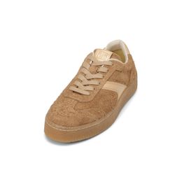 Marc O'Polo MARC O'POLO Damen Sneaker "aus softem Veloursleder", Gr. 39, braun, Obermaterial: 100% Leder (Rind), unifarben, Schuhe