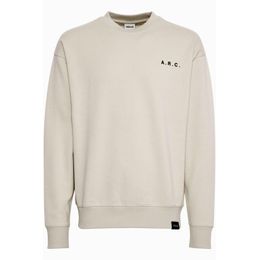 !Solid SOLID Herren Longpullover "Sweatshirt SDHannes", beige, Gr. XXL, Obermaterial: 60% Baumwolle CO. 40% Polyester PES., Sweatshirts