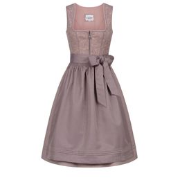 N&uuml;bler N&Uuml;BLER Damen Dirndl "Midi Dirndl Georgina", lila, Gr. 38, Obermaterial: 100% Viskose CV., Kleider
