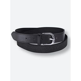 CLASSIC Herren Stretch-Hose, schwarz, Gr. 24, unifarben, 98% Baumwolle, 2% Elasthan, Hosen