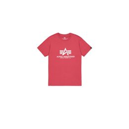 Herren T-Shirt "Basic T-Shirt BL", rot, Gr. XL, Alpha Industries, Obermaterial: 100% Baumwolle, Shirts