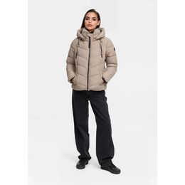 Marikoo Damen Winterjacke "Sahnemausii", beige, Gr. XXL, Obermaterial: 100% Polyester. Futter: 100% Polyester. Wattierung: 100% Polyester.