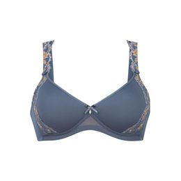 Anita Damen Soft-BH "Soft BH Colette", Gr. 90, grau, Stoff, Obermaterial: 54% Polyester PES. 32% Polyamid PA. 14% Elasthan EL., BHs