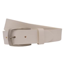AnnaMatoni Herren Lederg&uuml;rtel "AnnaMatoni Lederg&uuml;rtel Vero Lederg&uuml;rtel Vero", wei&szlig;, Gr. 130, 100% Leder, G&uuml;rtel