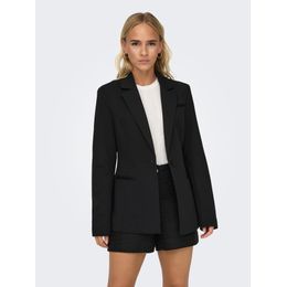 Only Damen Kurzblazer "ONLPEACH L/S FIT BLAZER TLR NOOS", gr&uuml;n, Gr. 38, unifarben, Web, Obermaterial: 94% Polyester, 6% Elasthan, Blazer