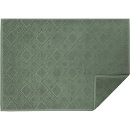 Badematte, H:7mm, braun, Framsohn FROTTIER, Baumwolle, Badematten, "Mosaik", gemustert, Baumwolle, hergestellt in &Ouml;sterreich
