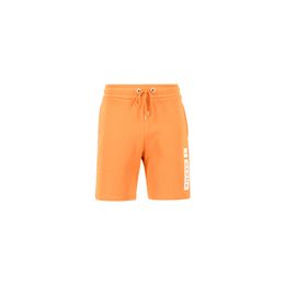 Herren Shorts "Alpha Puff Print Short", orange, Gr. XXL, Alpha Industries, Obermaterial: 80% Baumwolle, 20% Polyester, Hosen