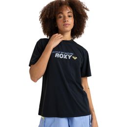 Roxy Damen Funktionstop "Boundless Spirit", grau, Gr. XS, Obermaterial: 86% Polyester, 14% Elasthan;, Tops