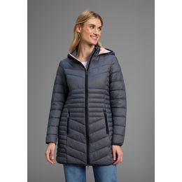 Kangaroos Damen Steppjacke, grau, Gr. 34, kontrastfarbene Details, unifarben, Web, Obermaterial: 100% Polyamid. Futter: 100% Polyamid. Wattierung:
