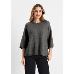 Frieda & Freddies New York Damen Strickpullover "Pullover", schwarz, Gr. 40, FRIEDA & FREDDIES, unifarben, 32% Alpaka, 32% Wolle, 30% Polyamid, 6% Elasthan, Pullover