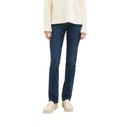 Tom Tailor Damen Straight-Jeans "Style Alexa", blau, Gr. 32, unifarben, Denim/Jeans, Obermaterial: 98% Baumwolle, 2% Elasthan. Futter: 65% Baumwolle,