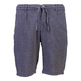 LINDBERGH Herren Shorts "LINDBERGH Leinenshorts", schwarz, Gr. M, Obermaterial: 55% Baumwolle, 45% Leinen, Hosen