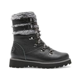 Roxy Damen Winterboots "BRANDI III BOOT", Gr. 41, schwarz, Leder, Textil, Schuhe, Snowboots, Winterstiefel, Winterschuhe, gef&uuml;ttert