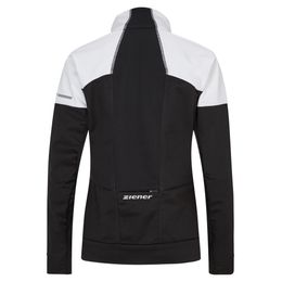 Ziener Damen Funktionsjacke "NORIKA", schwarz, Gr. 34, Obermaterial: 1. 100% Polyester; 2. 100% Polyester, Jacken
