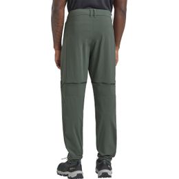 Jack Wolfskin Herren Zip-away-Hose "HIKEOUT ZIP AWAY PANTS M", gr&uuml;n, Gr. 56, Obermaterial: 86% Polyamid, 14% sonstige Fasern; Futter: 100% Polyester,