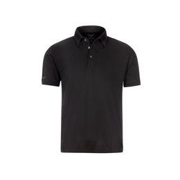 TRIGEMA Herren Poloshirt "TRIGEMA Business-Poloshirt", schwarz, Basic, Gr. L, 100% Baumwolle, Shirts