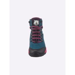 Waldl&auml;ufer WALDL&Auml;UFER Damen Stiefelette, Gr. 7,5, blau, Gummi, Nubukleder, Textil, Schuhe