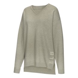 ELBSAND Damen Sweater, Gr. 32, gr&uuml;n, Feinstrick, Obermaterial: 50% Viskose, 28% Polyester, 22% Polyamid, meliert, unifarben, Sweatshirts, aus