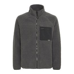 11 Project Herren Sweatjacke "Sweatshirt PRRomy", grau, Gr. XXXL, Obermaterial: 100% Polyester PES., Sweatshirts