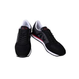 Armani Exchange Herren Sneaker "Sneaker", Gr. 41, schwarz, Obermaterial: 80% Textilmaterial TEXMAT. 20% Kunstleder synt.leather. Futter: 100%