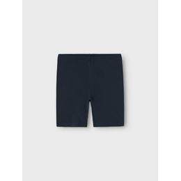 name it M&auml;dchen Radlerhose "NKFVIVIAN 2P SOLID SHORT LEGGING NOOS", blau, Gr. 98, unifarben, Jersey, Obermaterial: 95% Baumwolle, 5% Elasthan, Hosen,