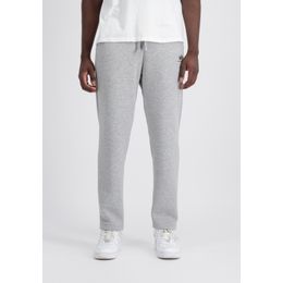 Herren Jogginghose "Basic Jogger SL S Leg", grau, Gr. XXXL, Alpha Industries, Obermaterial: 80% Baumwolle, 20% Polyester, Hosen