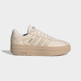 Damen Sneaker "VL COURT BOLD", adidas Sportswear, Gr. 40wonder wei&szlig;, aluminium, cloud wei&szlig;, Leder, Textil, Schuhe