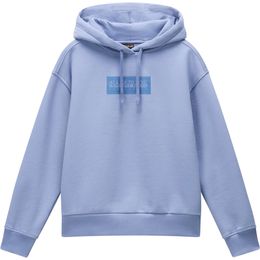 Napapijri Herren Kapuzensweatshirt, wei&szlig;, Gr. XS, unifarben, Web, Obermaterial: 80% Baumwolle, 20% Polyester, Sweatshirts, Mit Rundhalsausschnitt