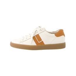 Paul Green Damen Sneaker "Paul Green Sneaker Glattleder", Gr. 39, beige, Glattleder, Schuhe