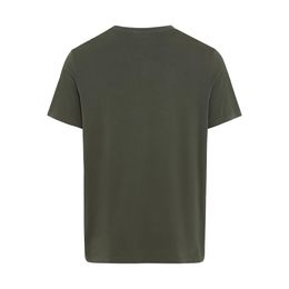 Camel Active Herren T-Shirt, gr&uuml;n, Gr. XXL, bestickt, unifarben, Jersey, Obermaterial: 100% Baumwolle, Shirts, mit Rundhalsausschnitt