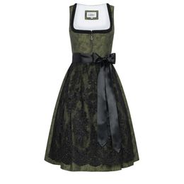 N&uuml;bler N&Uuml;BLER Damen Dirndl "Midi Dirndl Leo", gr&uuml;n, Gr. 48, Obermaterial: 100% Viskose CV., Kleider