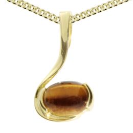 OSTSEE-SCHMUCK Damen Kette mit Anh&auml;nger "OSTSEE-SCHMUCK Kette mit Anh&auml;nger Theresia", 42cm, Gelbgold 333, L: 42, gold, Gelbgold 333, Halsketten
