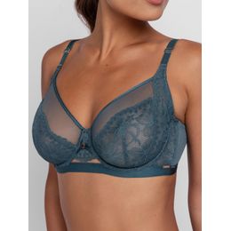 Dorina Damen B&uuml;gel-BH "Jemma", Gr. 110, gr&uuml;n, Obermaterial: 66% Polyamid, 22% Polyester, 12% Elasthan, BHs, feminin, nicht gef&uuml;ttert, elastisch,